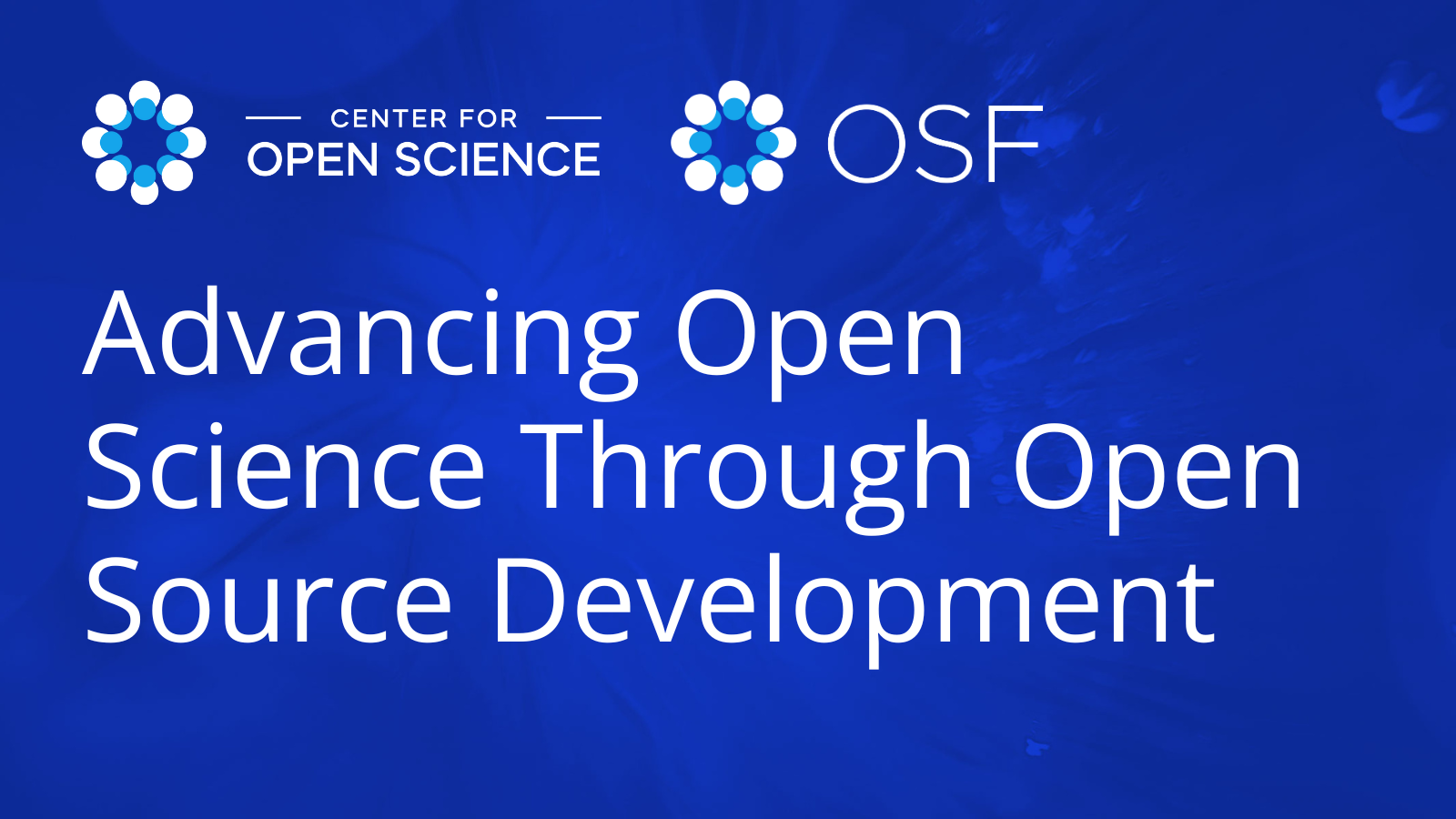 Advancing Open Science Through Open Source Development